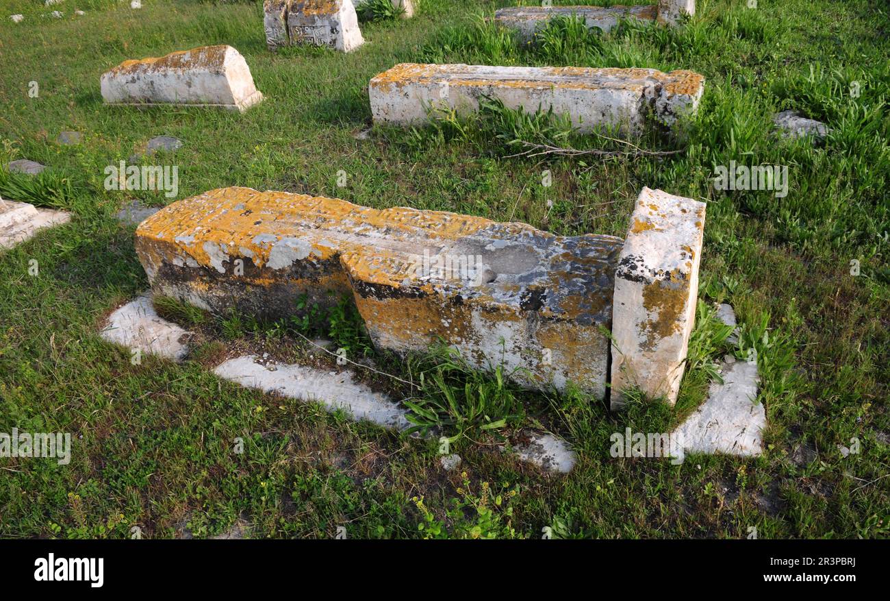 The Celebibagi Seljuk Cemetery, located in Ercis, Turkey, contains ...