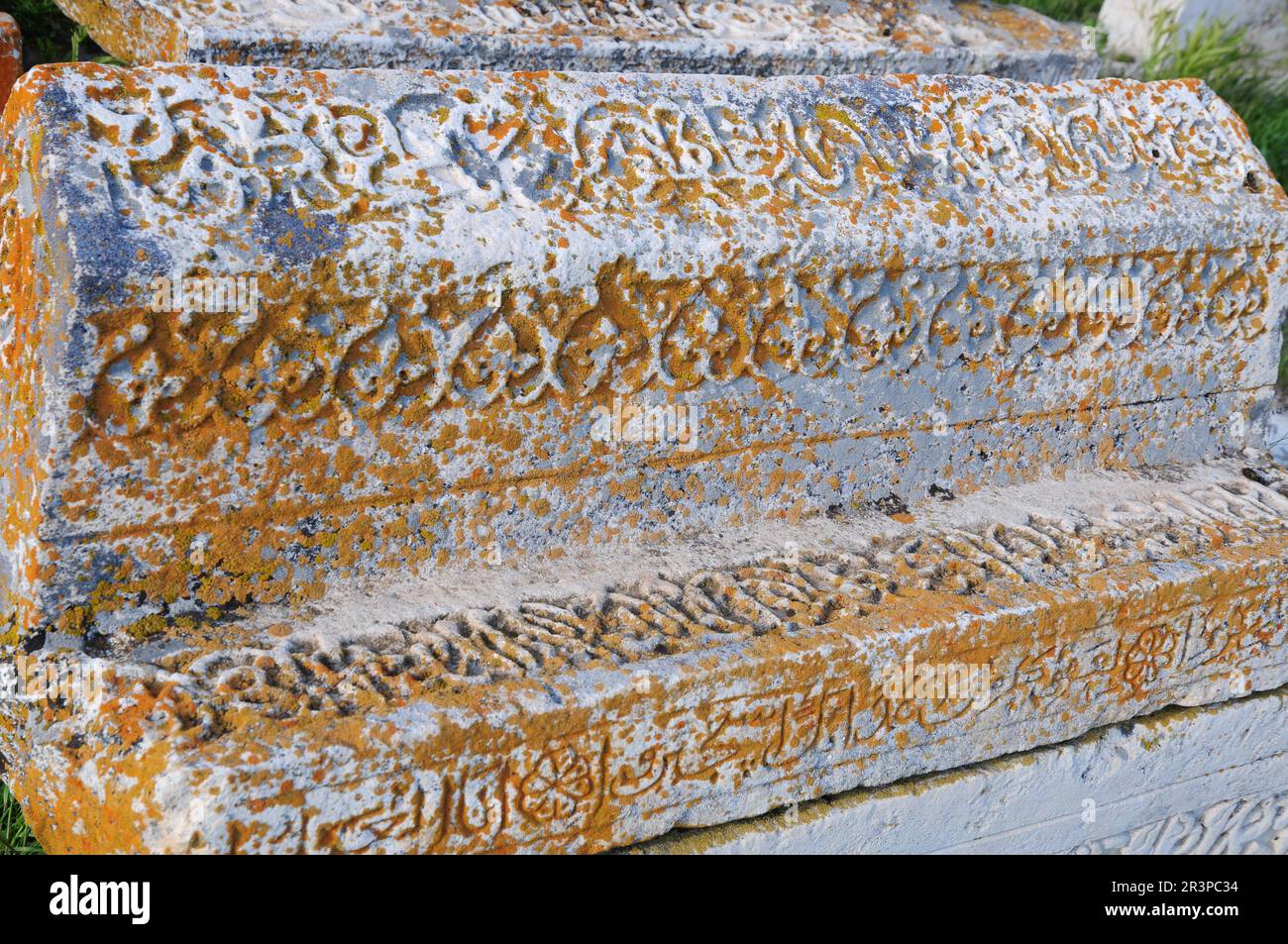 The Celebibagi Seljuk Cemetery, located in Ercis, Turkey, contains ...