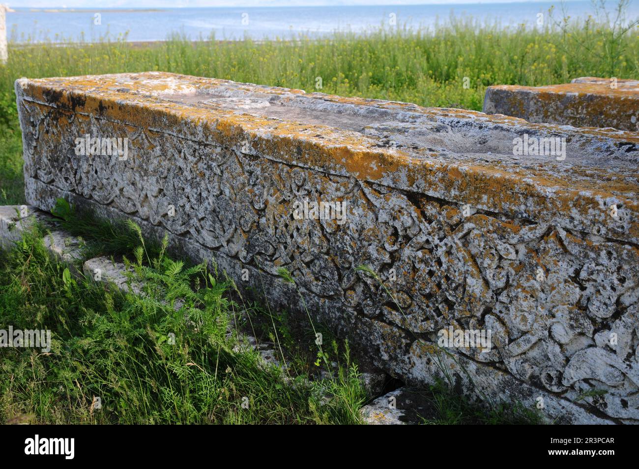 The Celebibagi Seljuk Cemetery, located in Ercis, Turkey, contains ...