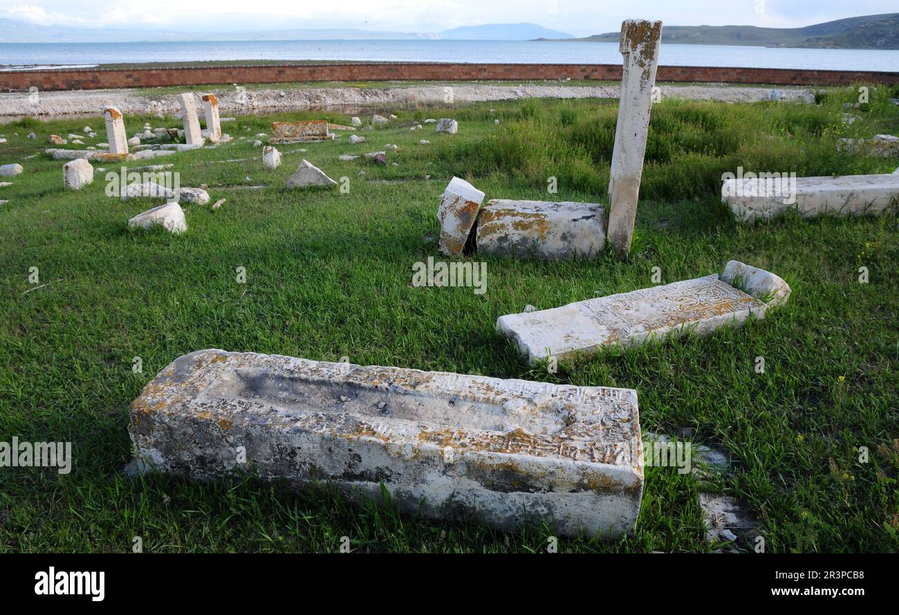 The Celebibagi Seljuk Cemetery, located in Ercis, Turkey, contains ...