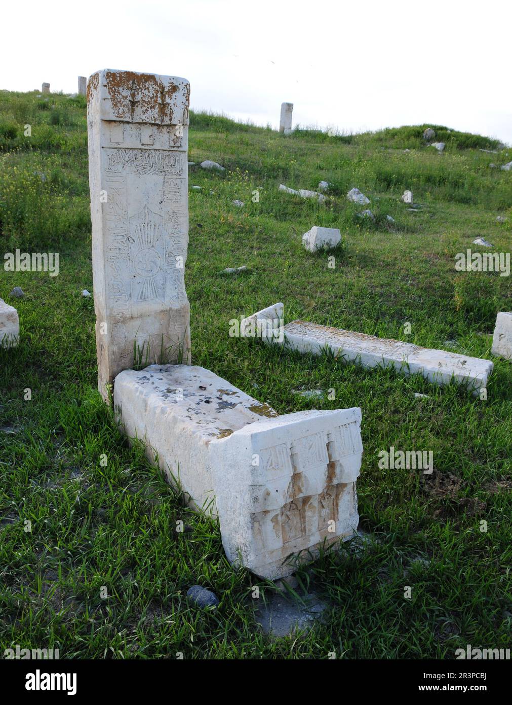 The Celebibagi Seljuk Cemetery, located in Ercis, Turkey, contains ...
