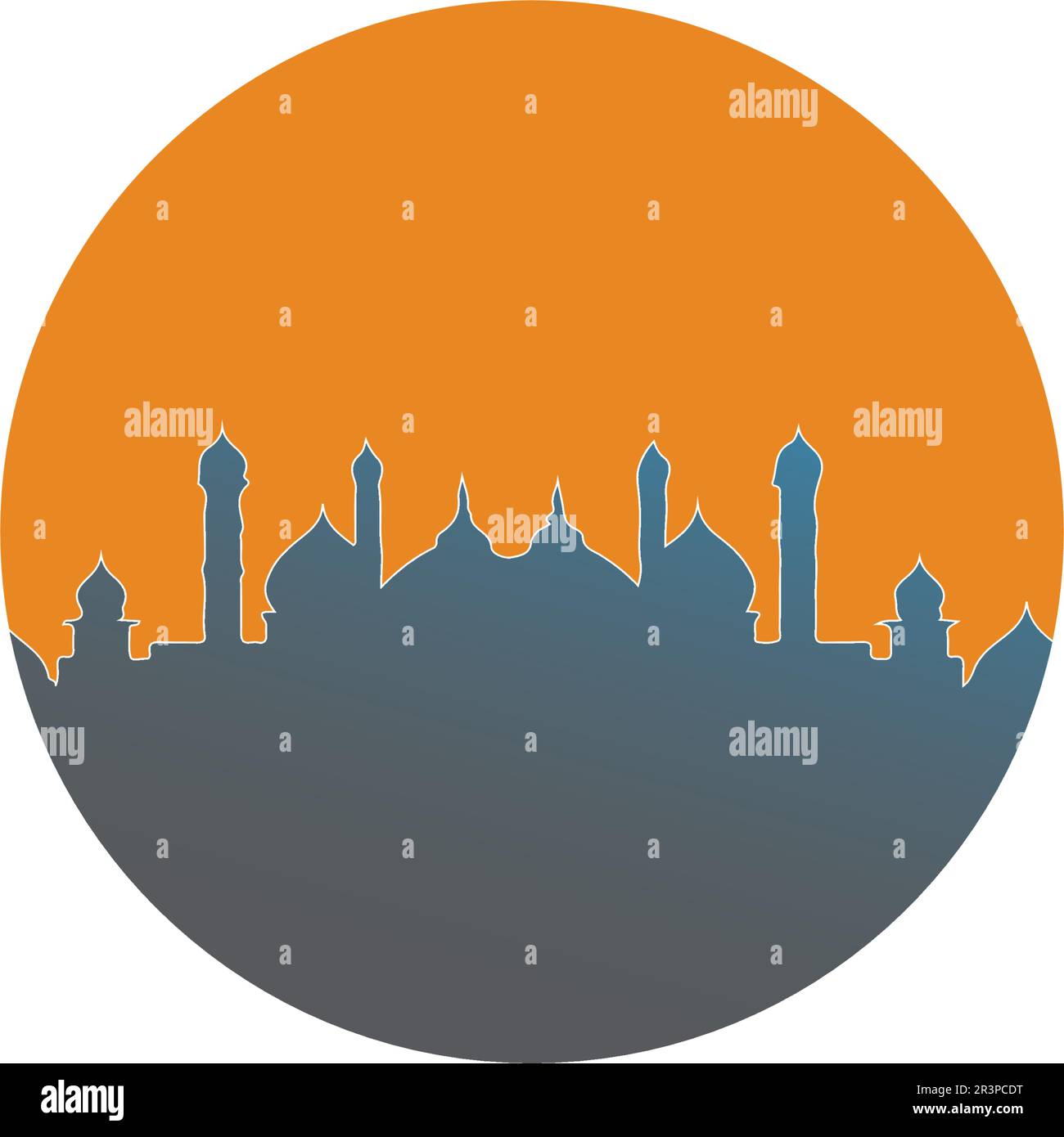 Mosque ramadhan and islamic design arabian logo Stock Vector Image ...