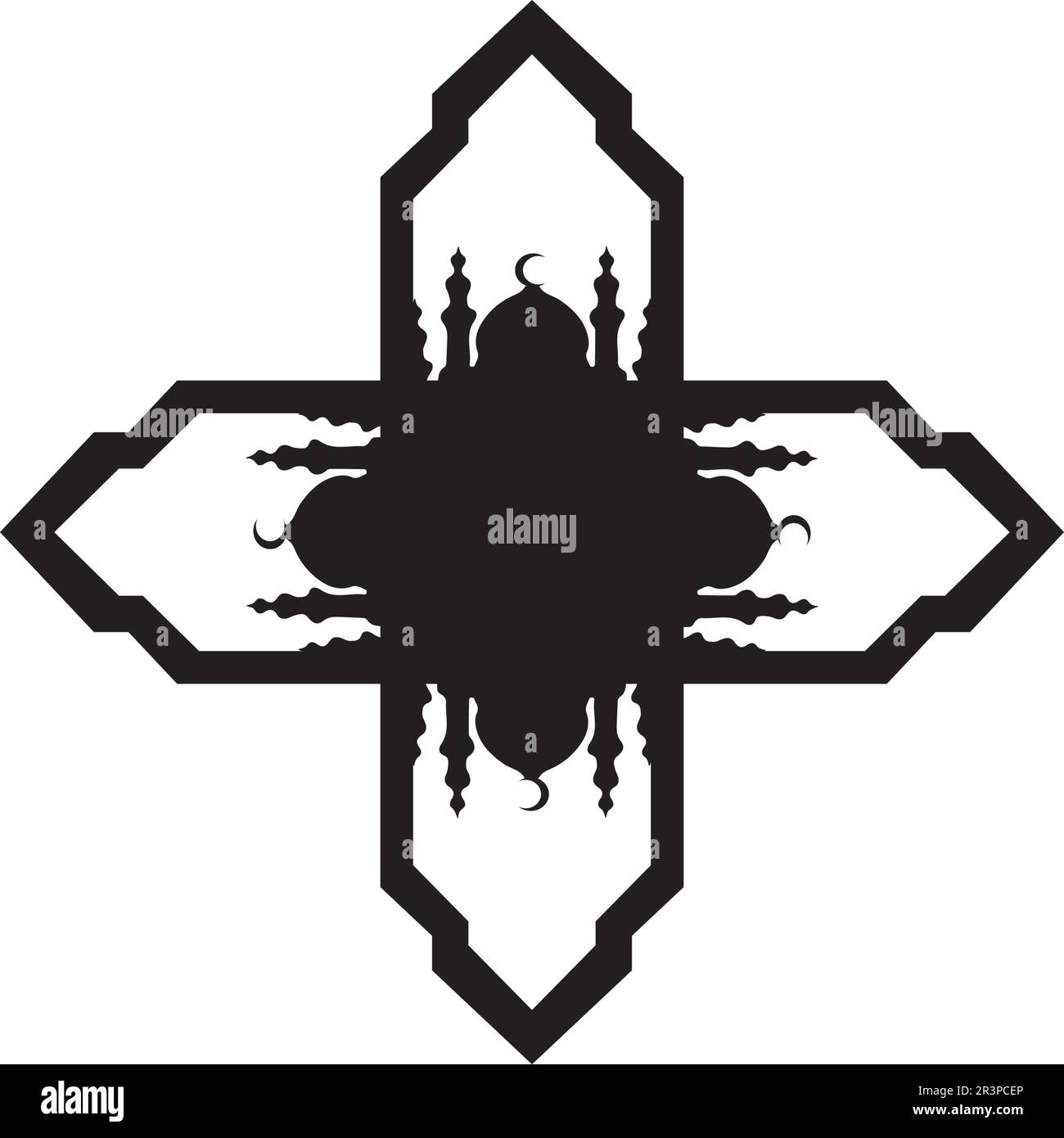 Mosque ramadhan and islamic design arabian logo Stock Vector Image ...