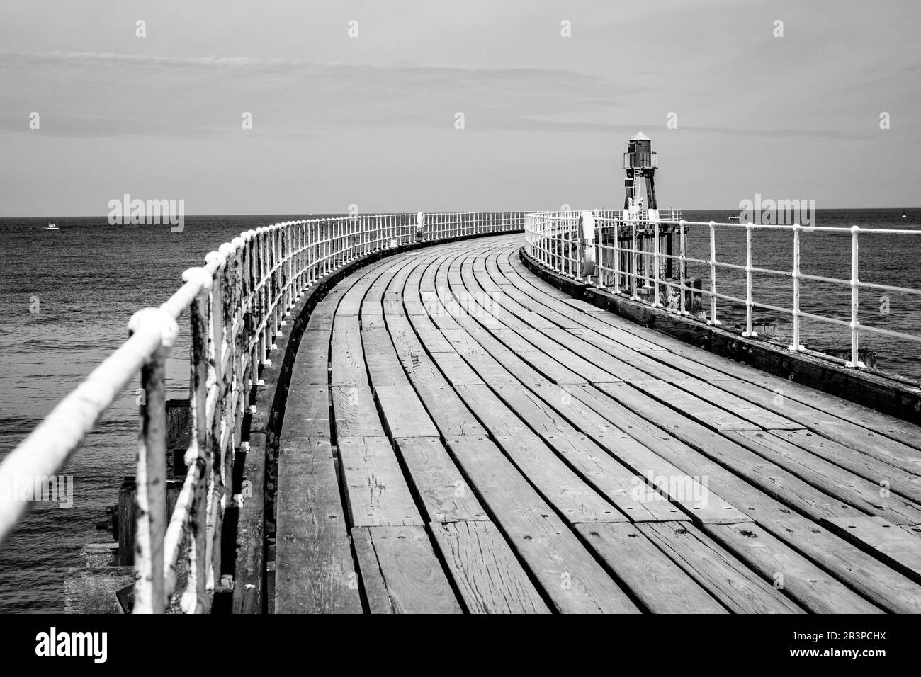 Whitby Pier, North Yorkshire, England, UK Stock Photo - Alamy
