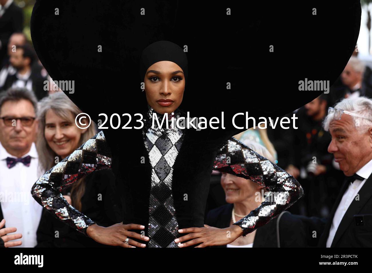 Cannes, France. 24th May, 2023. Ikram Abdi attends the screening of ...