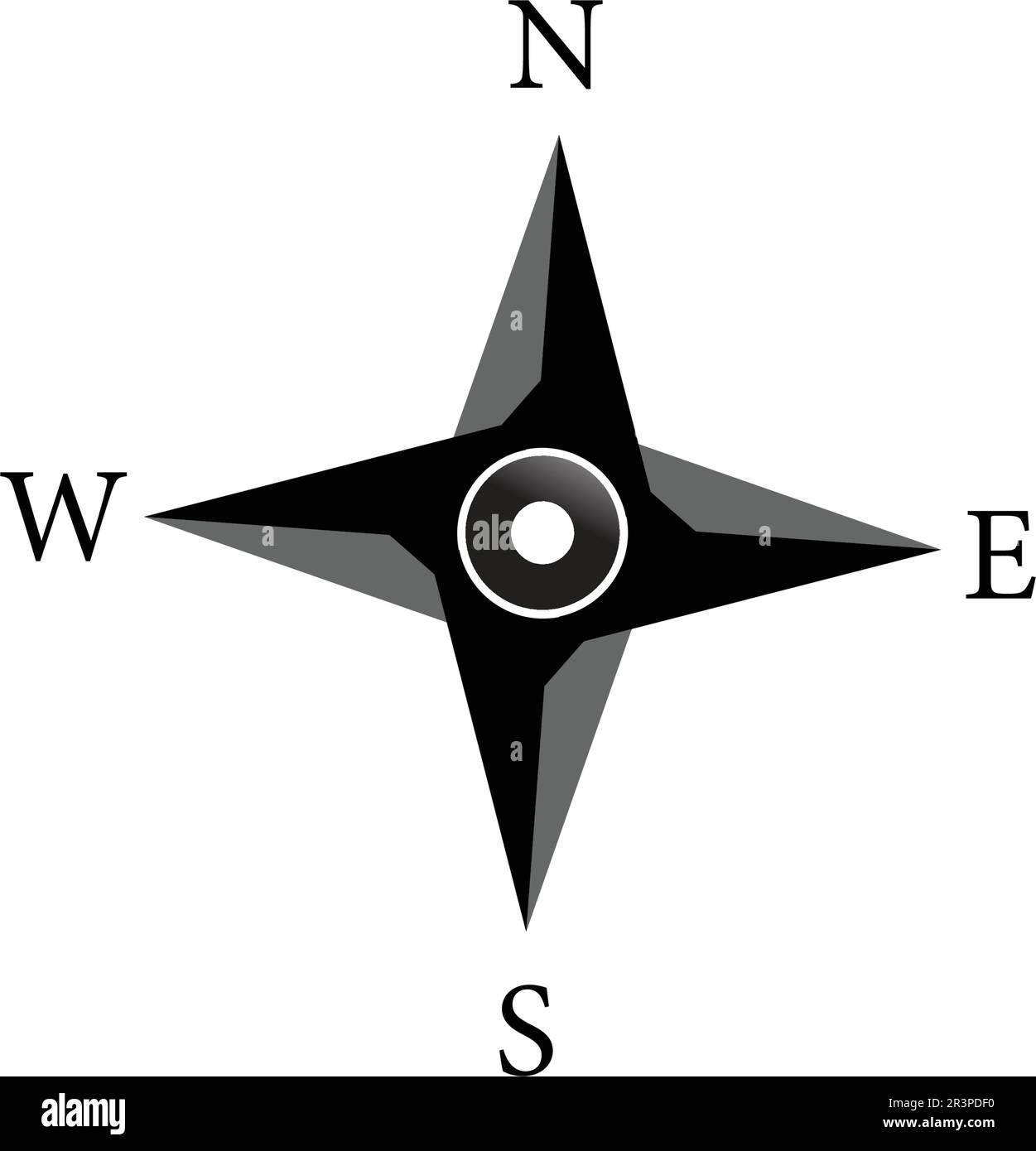 Vector - Compass signs and symbols logo Stock Vector Image & Art - Alamy