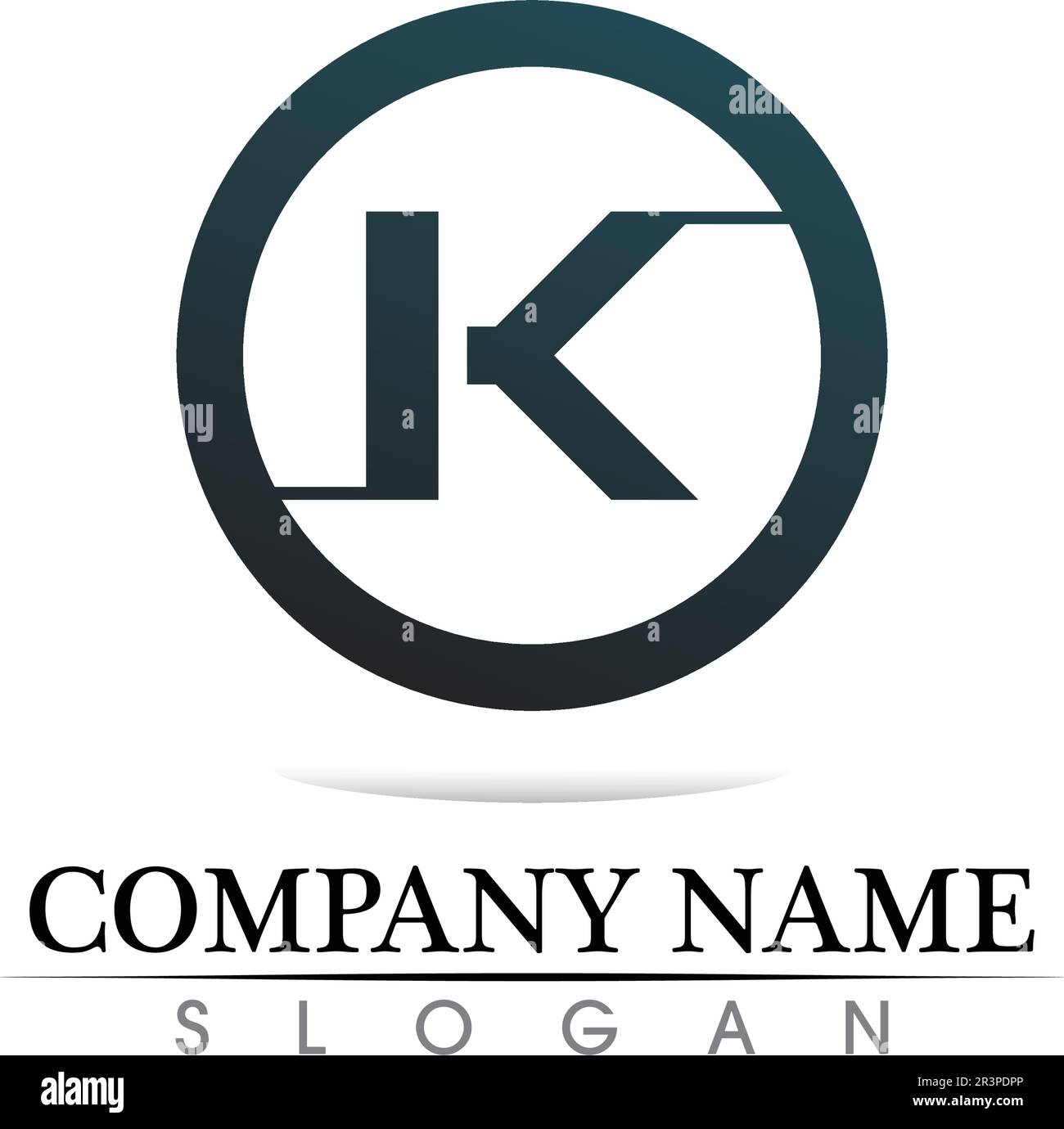 k letter k logo design and vector Stock Vector Image & Art - Alamy