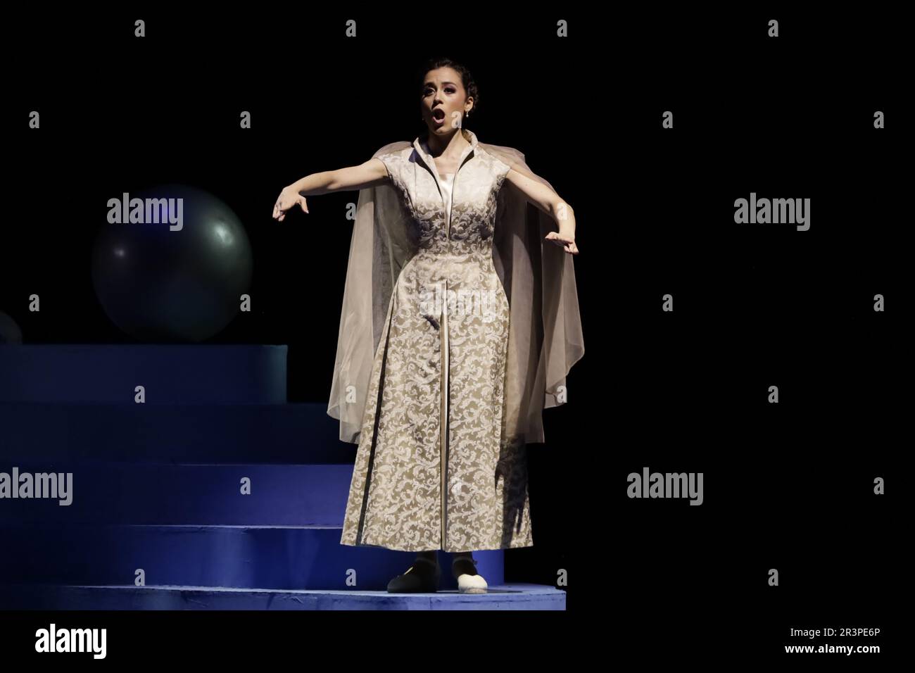 May 23, 2023, Mexico City, Mexico: Leonor Bonilla in her interpretation ...