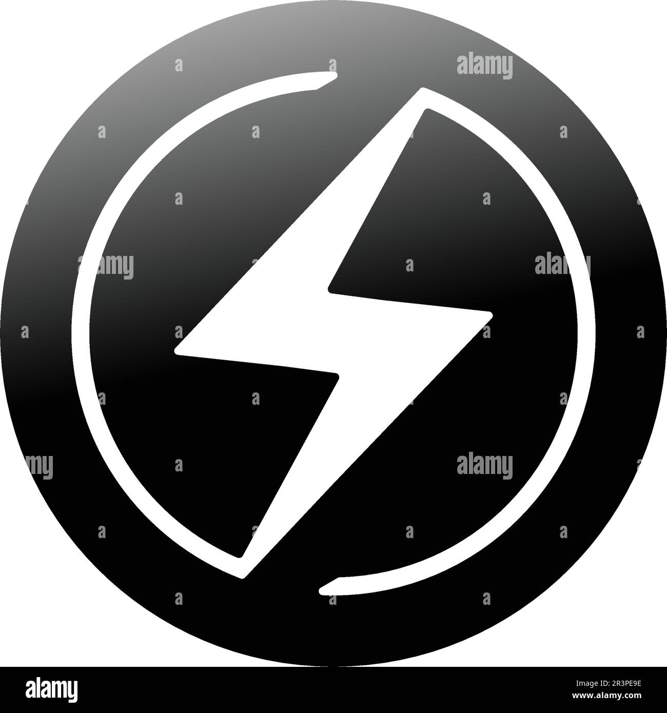 electric Vector lightning icon logo and symbols Stock Vector Image ...