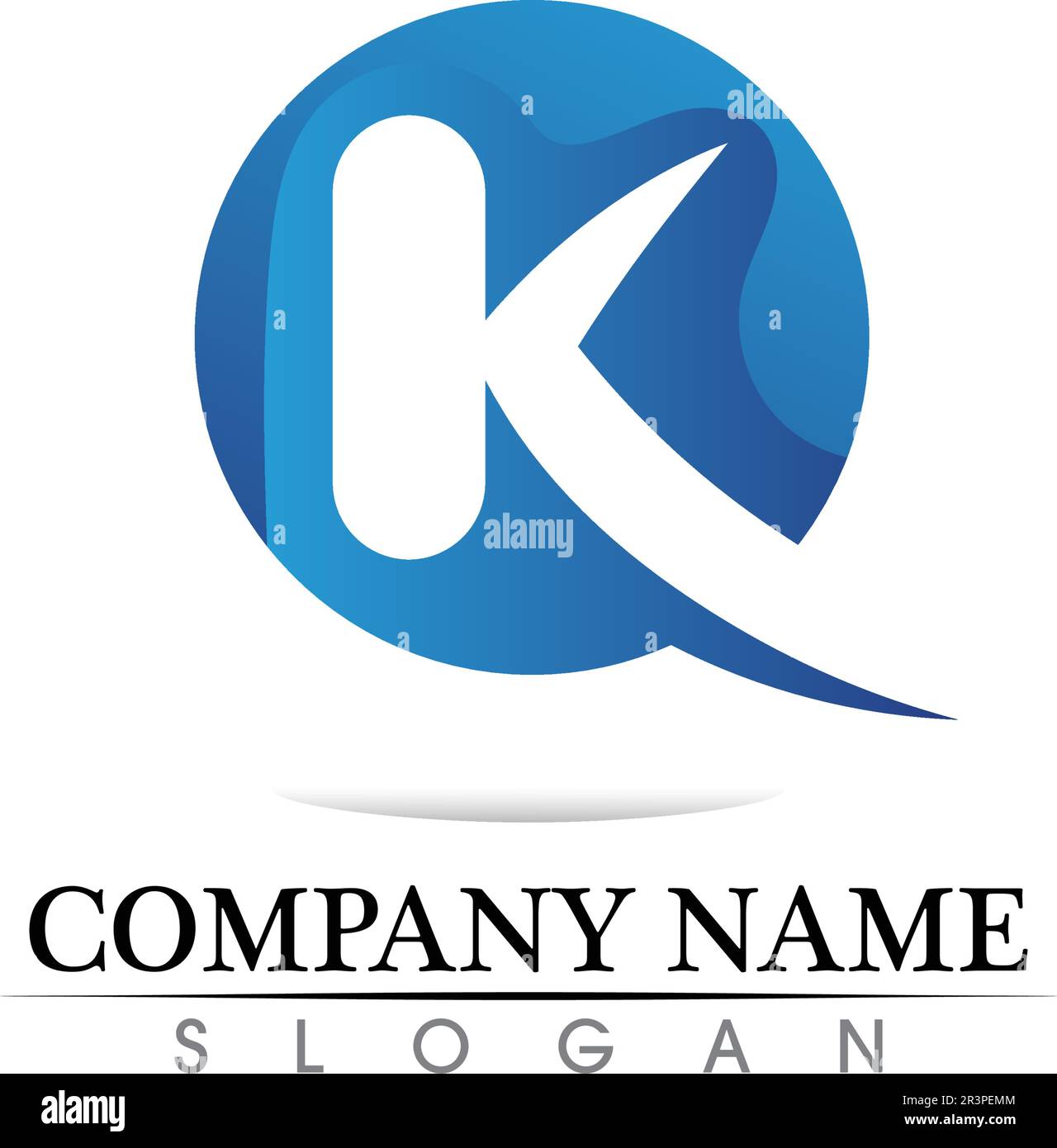 k letter k logo design and vector Stock Vector Image & Art - Alamy