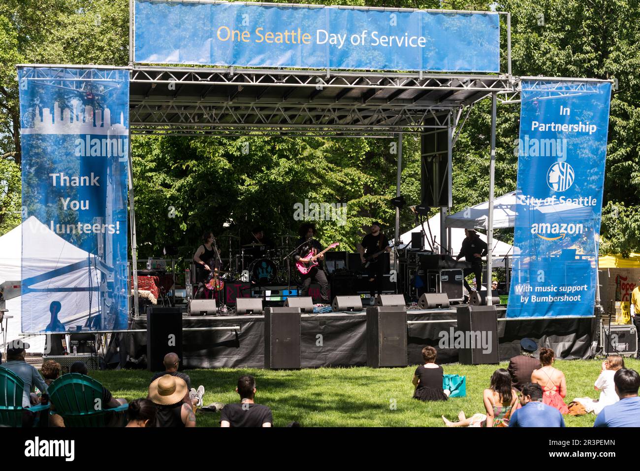 Seattle, USA. 20 May, 2023. Seattle band King Youngblood playing at a ...