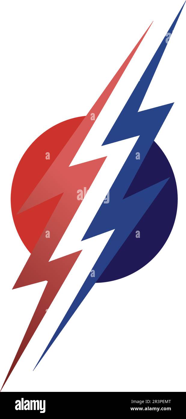 electric Vector lightning icon logo and symbols Stock Vector Image ...