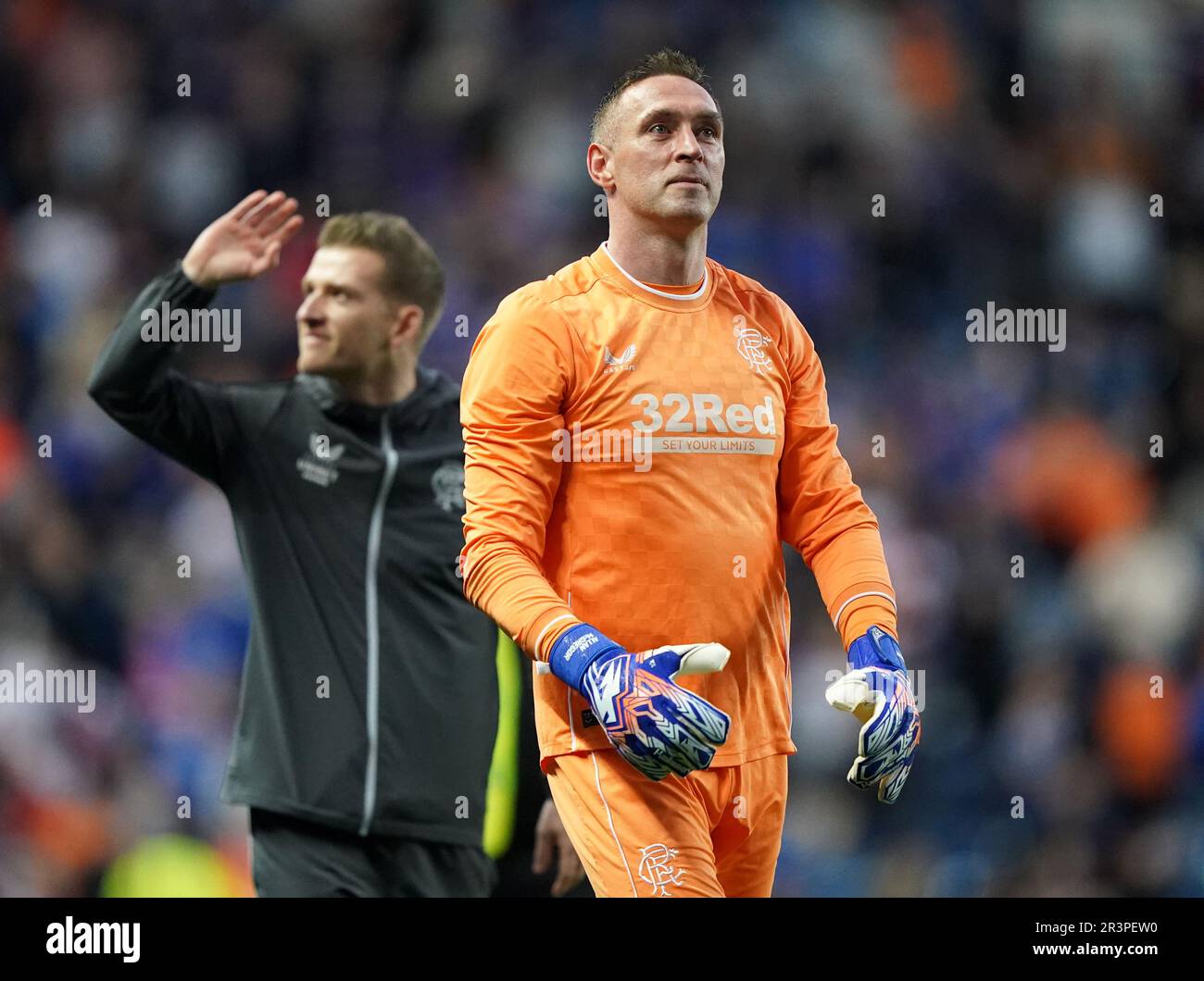 Rangers goalkeeper Allan McGregor following the cinch Premiership match ...