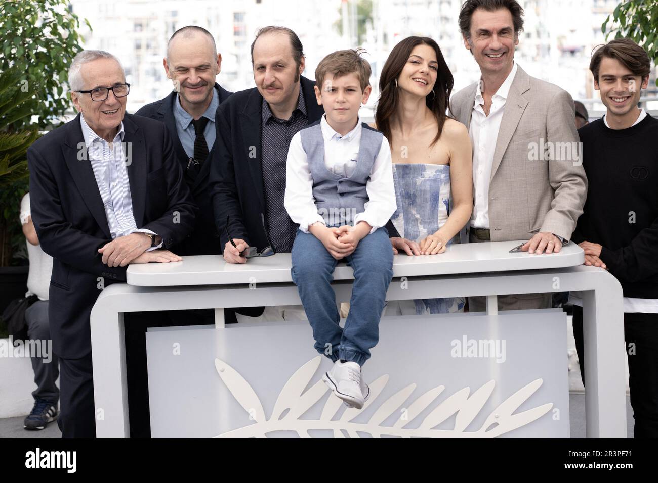 Cannes, France. 24th May, 2023. Marco Bellocchio, Paolo Pierobon ...
