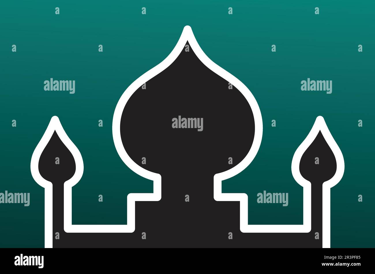 Mosque ramadhan and islamic design arabian logo Stock Vector Image ...