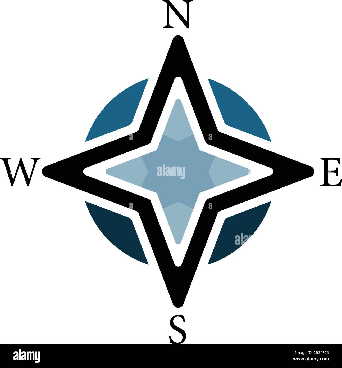 Vector - Compass signs and symbols logo Stock Vector Image & Art - Alamy