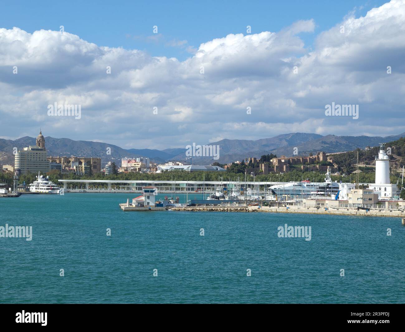 Malaga city in spain Stock Photo - Alamy
