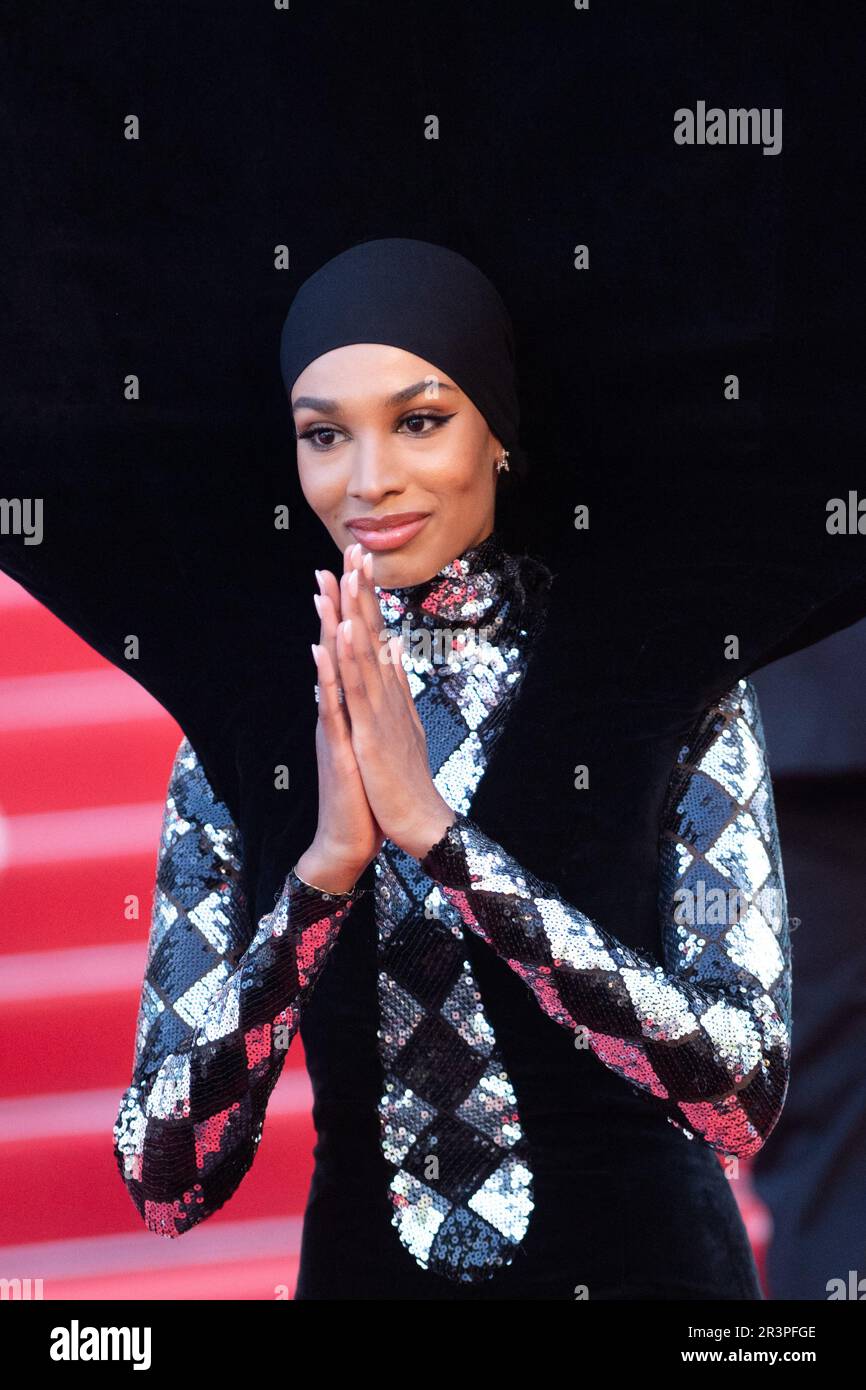 Cannes, France. 24th May, 2023. Ikram Abdi attending the La Passion de ...