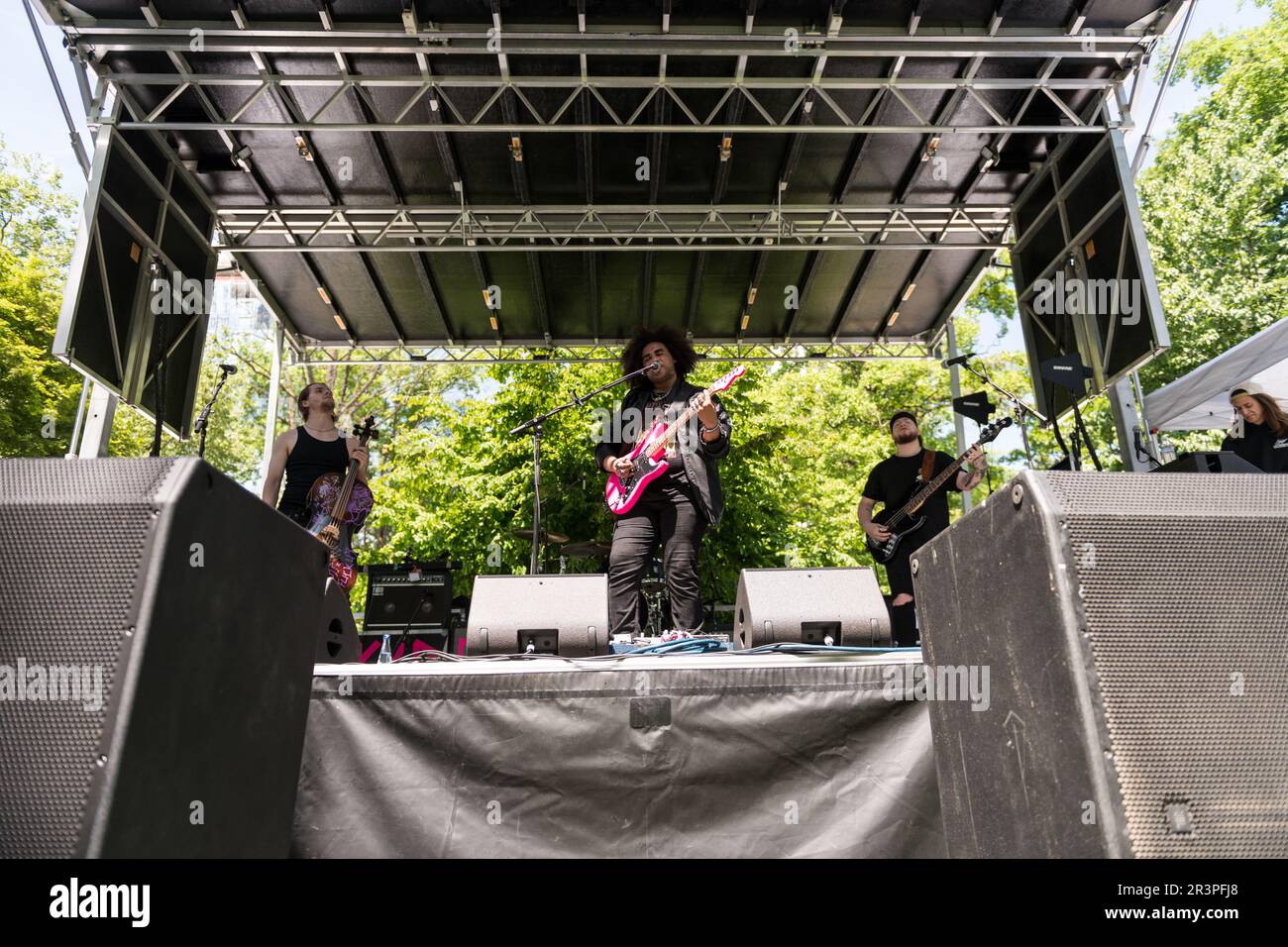 Seattle, USA. 20 May, 2023. Seattle band King Youngblood playing at a ...