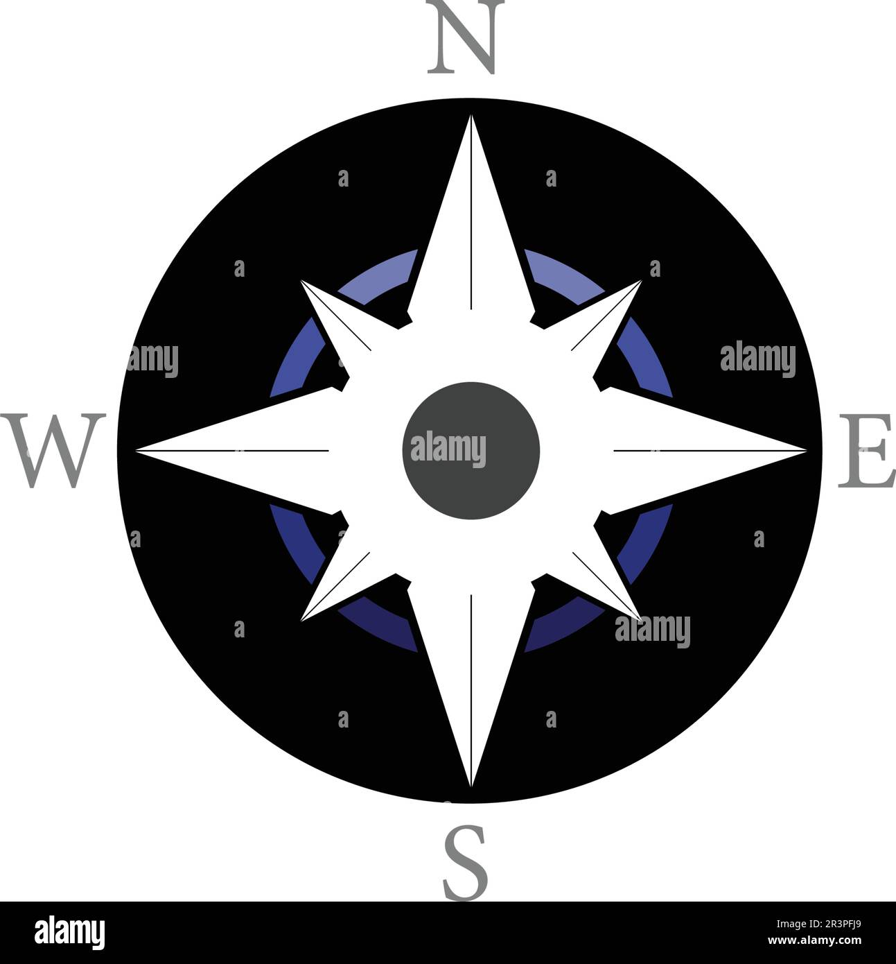 Vector - Compass signs and symbols logo Stock Vector Image & Art - Alamy