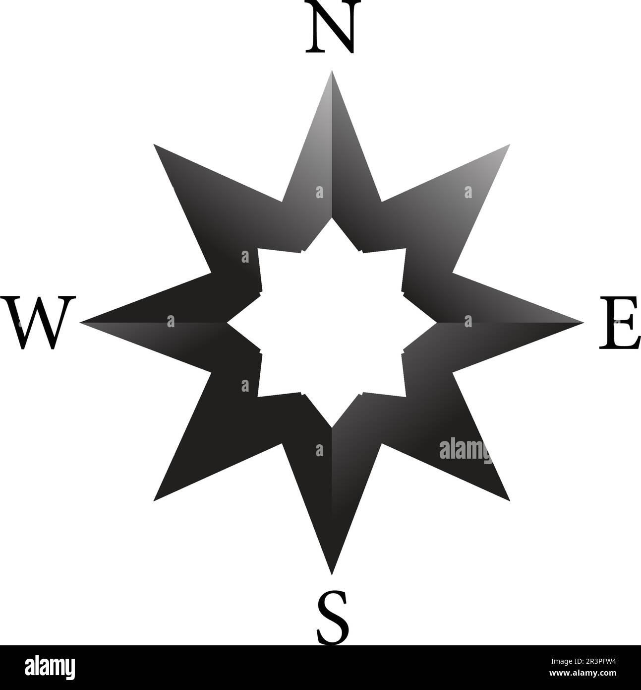 Vector - Compass signs and symbols logo Stock Vector Image & Art - Alamy