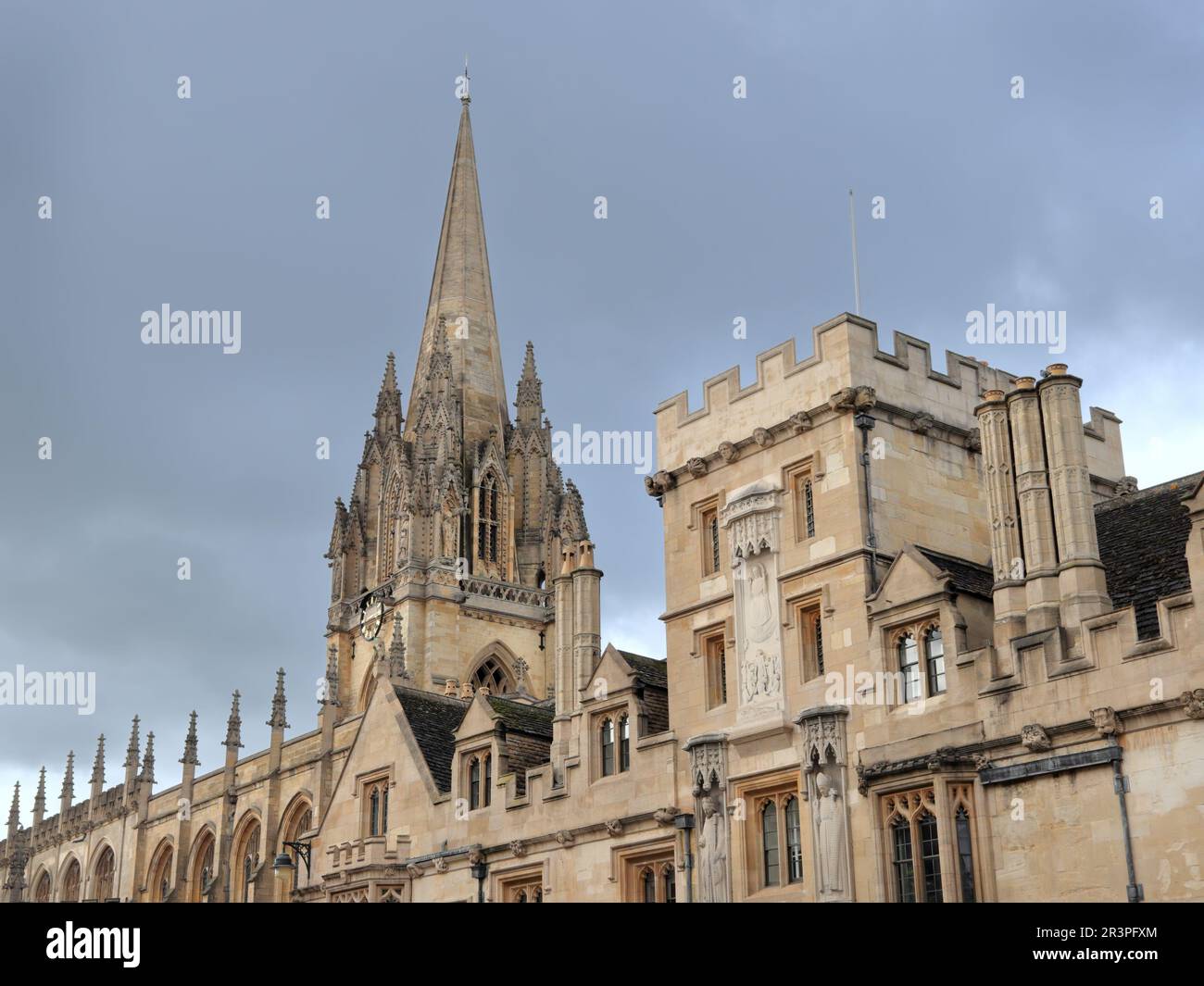 University Church of St Mary the Virgin in Oxford, England Stock Photo ...