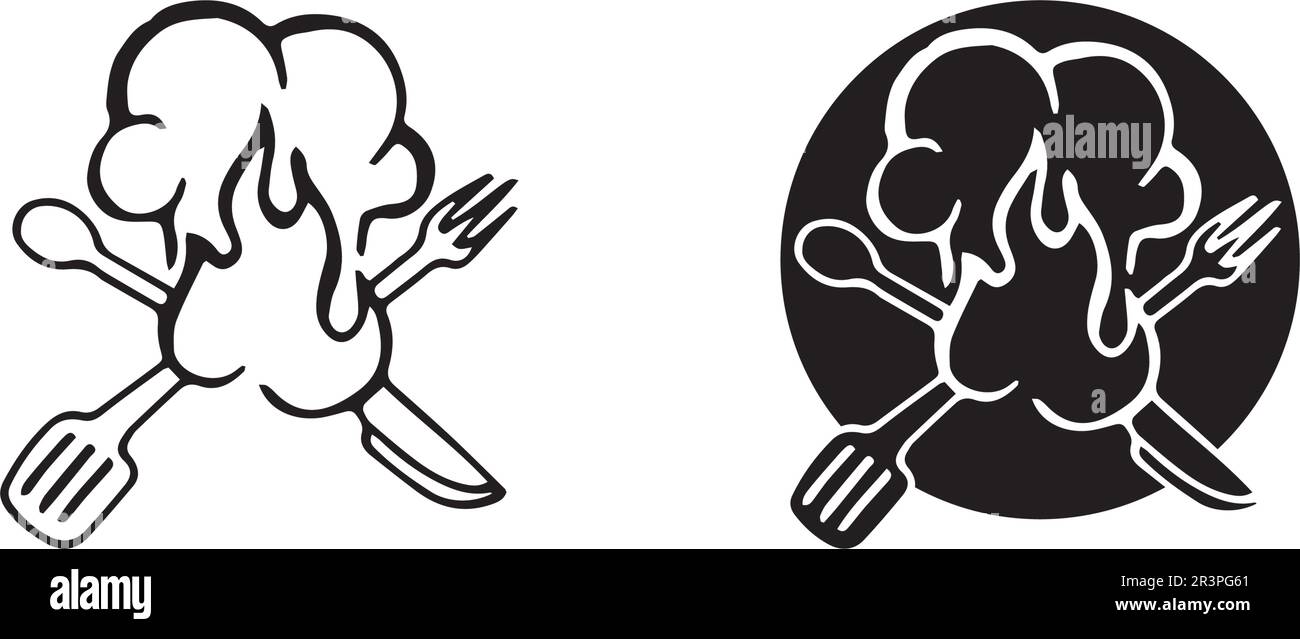 chef logo classical cook catering vector design Stock Vector Image ...