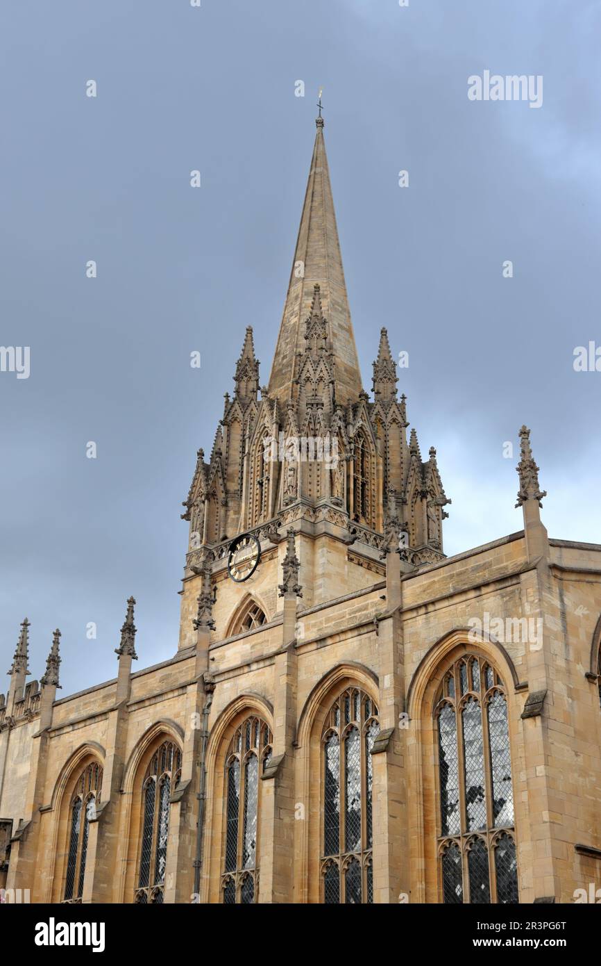 University Church of St Mary the Virgin in Oxford, England Stock Photo ...