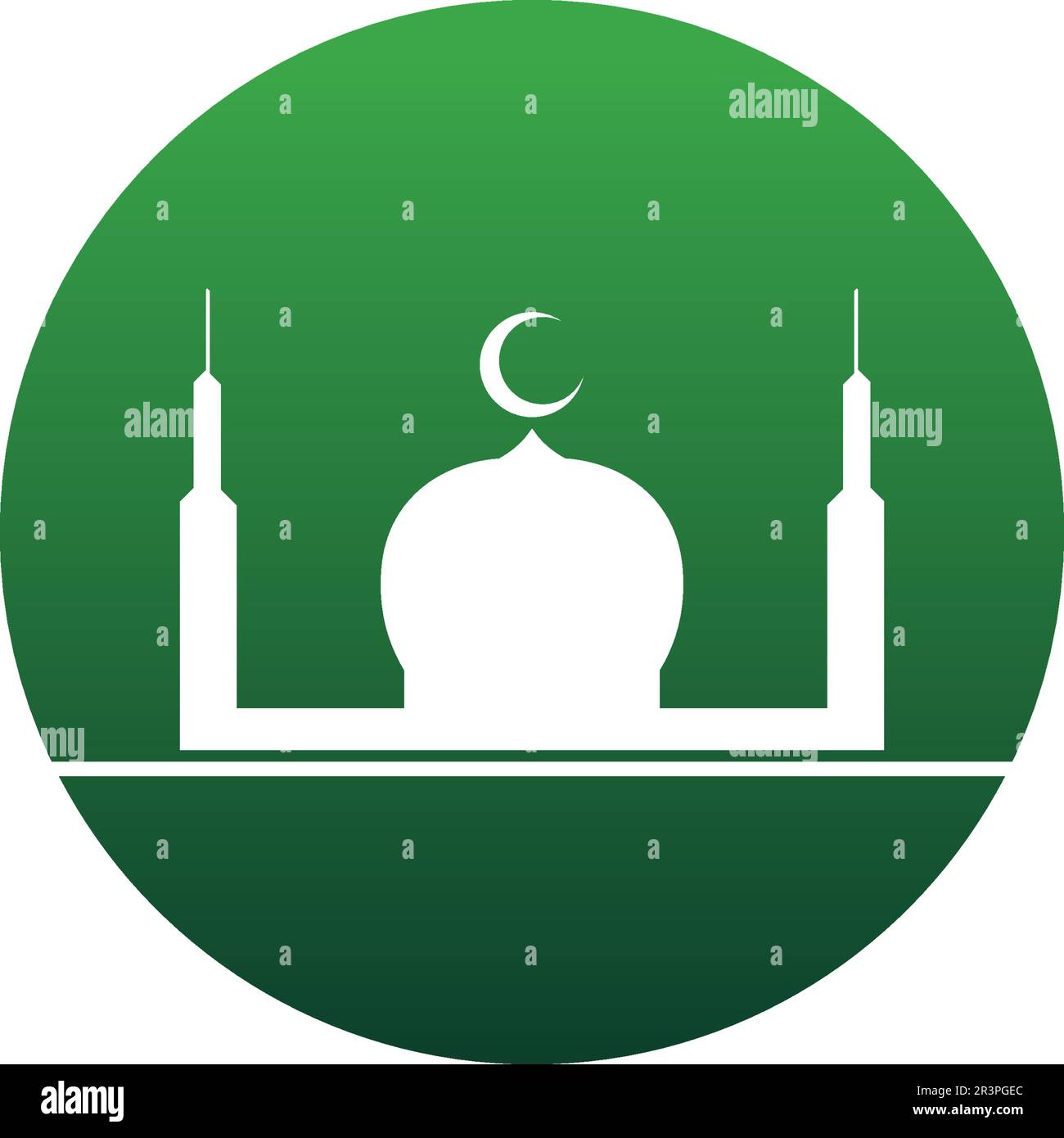 Mosque ramadhan and islamic design arabian logo Stock Vector Image ...