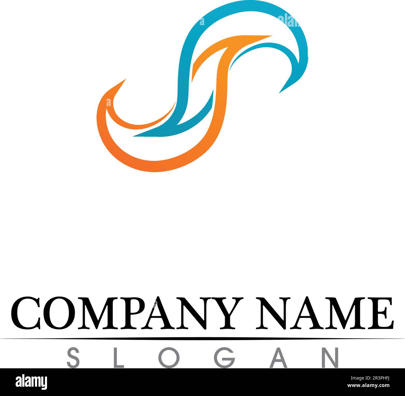 Business corporate letter S and S logo design vector Stock Vector Image ...