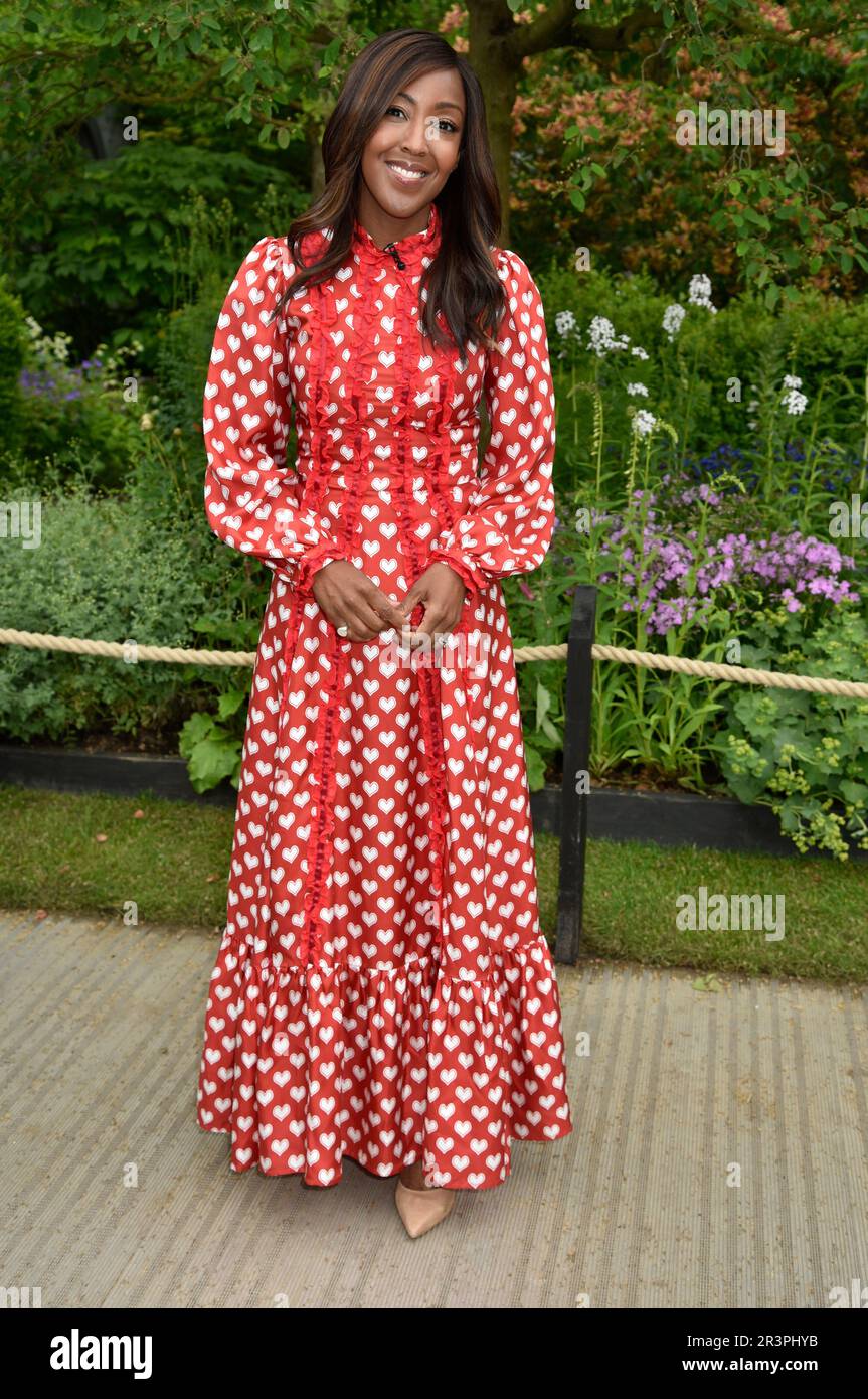 22 May 2023. London UK. Angellica Bell at the 2023 RHS Chelsea Flower ...