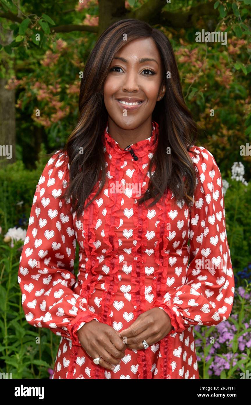 22 May 2023. London UK. Angellica Bell at the 2023 RHS Chelsea Flower ...