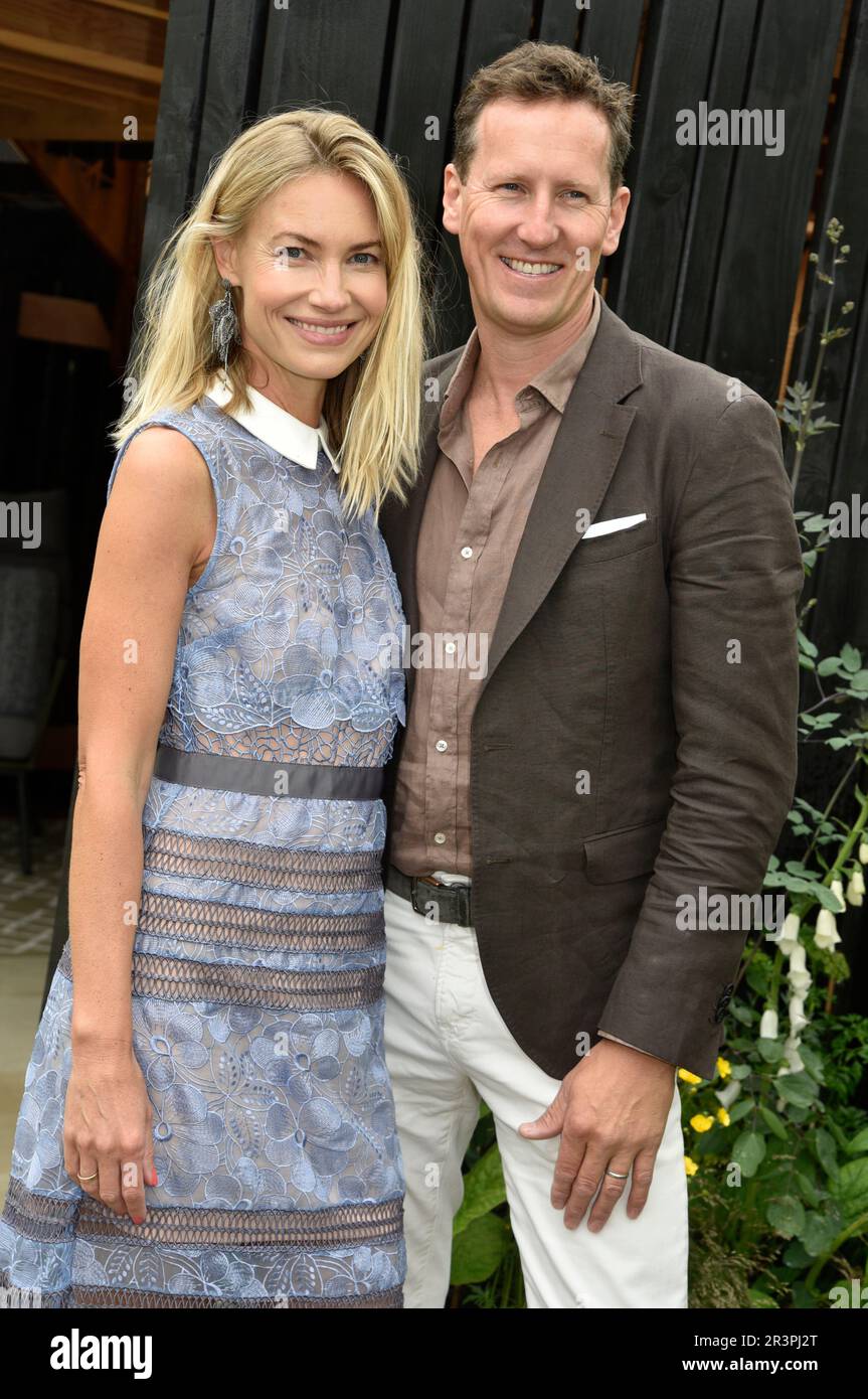 22 May 2023. London UK. Brendan Cole & Zoe Hobbs at the 2023 RHS ...