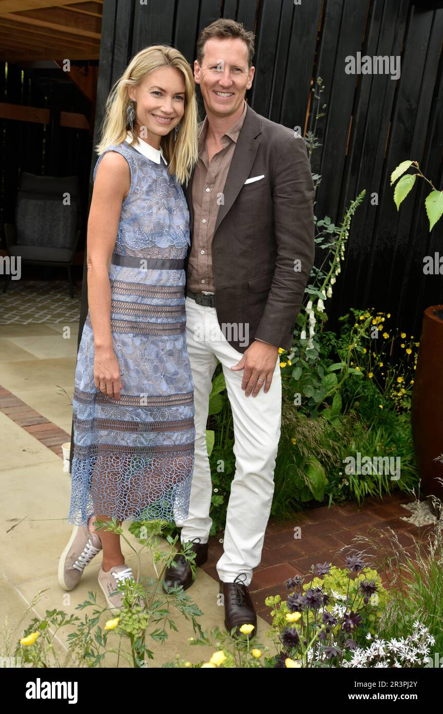 22 May 2023. London UK. Brendan Cole & Zoe Hobbs at the 2023 RHS ...