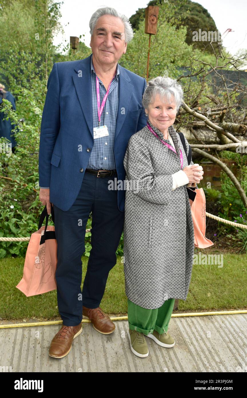 22 May 2023. London UK. Jim Carter & Imelda Staunton at the 2023 RHS ...