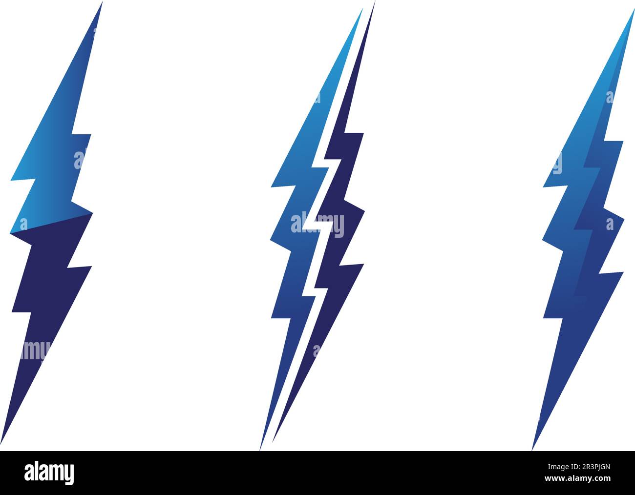 electric Vector lightning icon logo and symbols Stock Vector Image ...