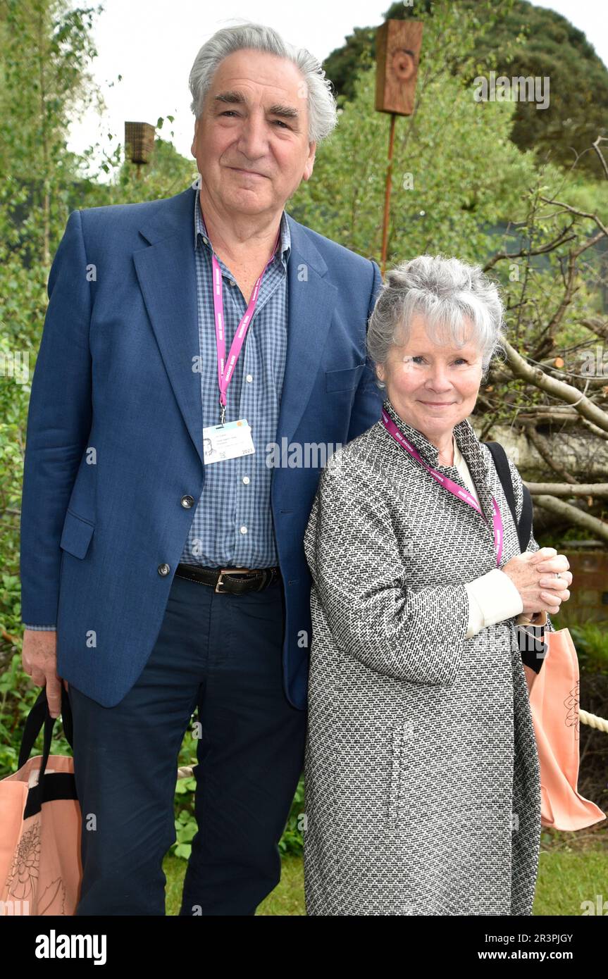 22 May 2023. London UK. Jim Carter & Imelda Staunton at the 2023 RHS ...
