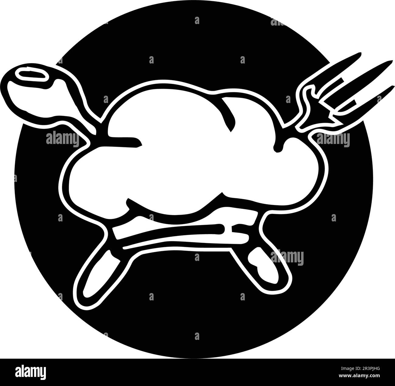 chef logo classical cook catering vector design Stock Vector Image ...