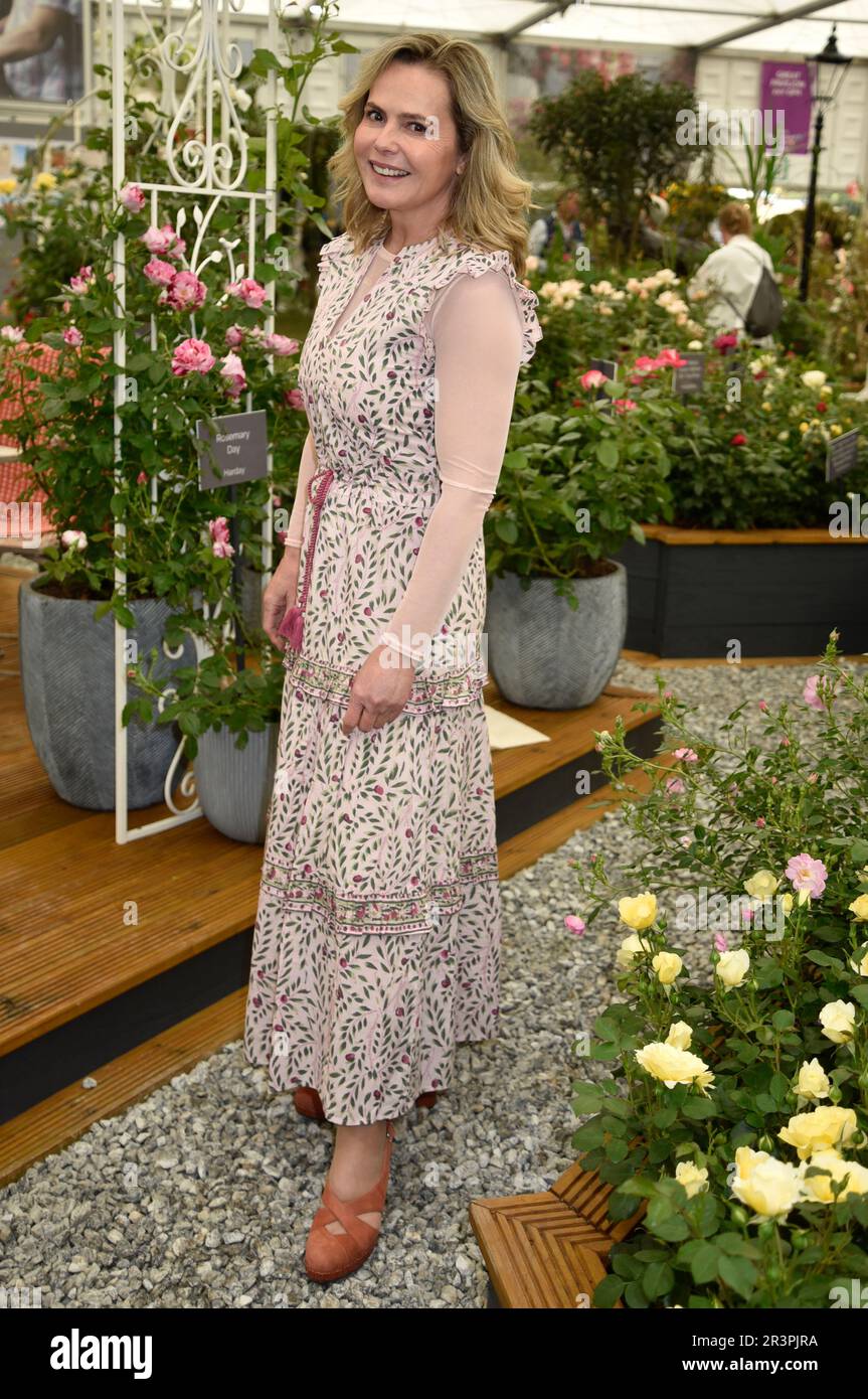 22 May 2023. London UK. Liz Earle at the 2023 RHS Chelsea Flower ...