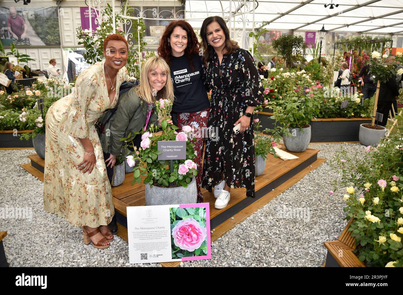 22 May 2023. London UK. Michaela Strachan and Michelle Griffith ...