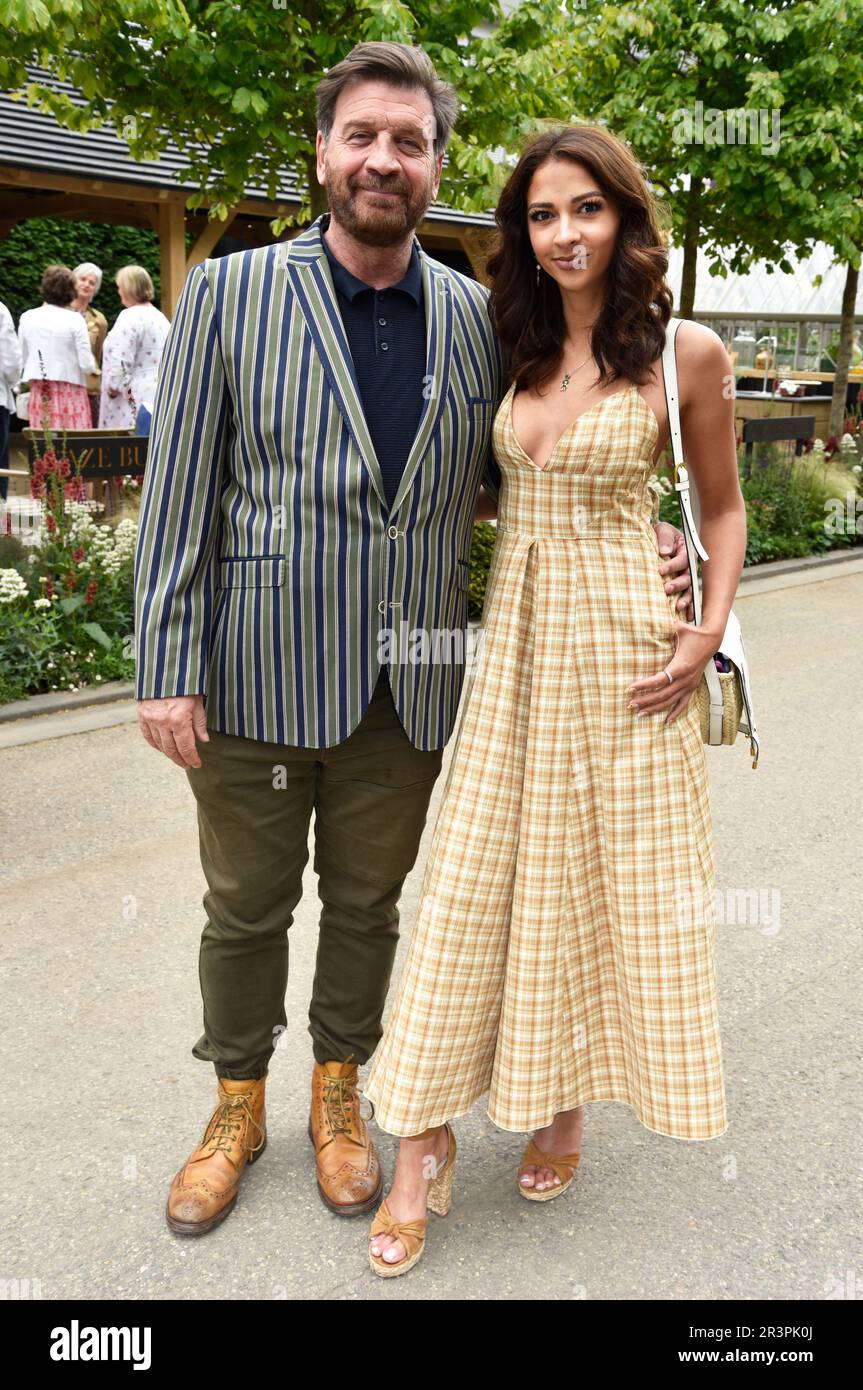 22 May 2023. London UK. Nick Knowles & Katie Dadzie at the 2023 RHS ...