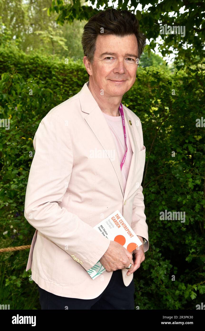 22 May 2023. London UK. Rick Astley at the 2023 RHS Chelsea Flower ...