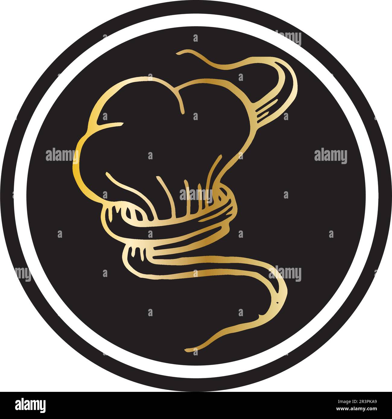 chef logo classical cook catering vector design Stock Vector Image ...