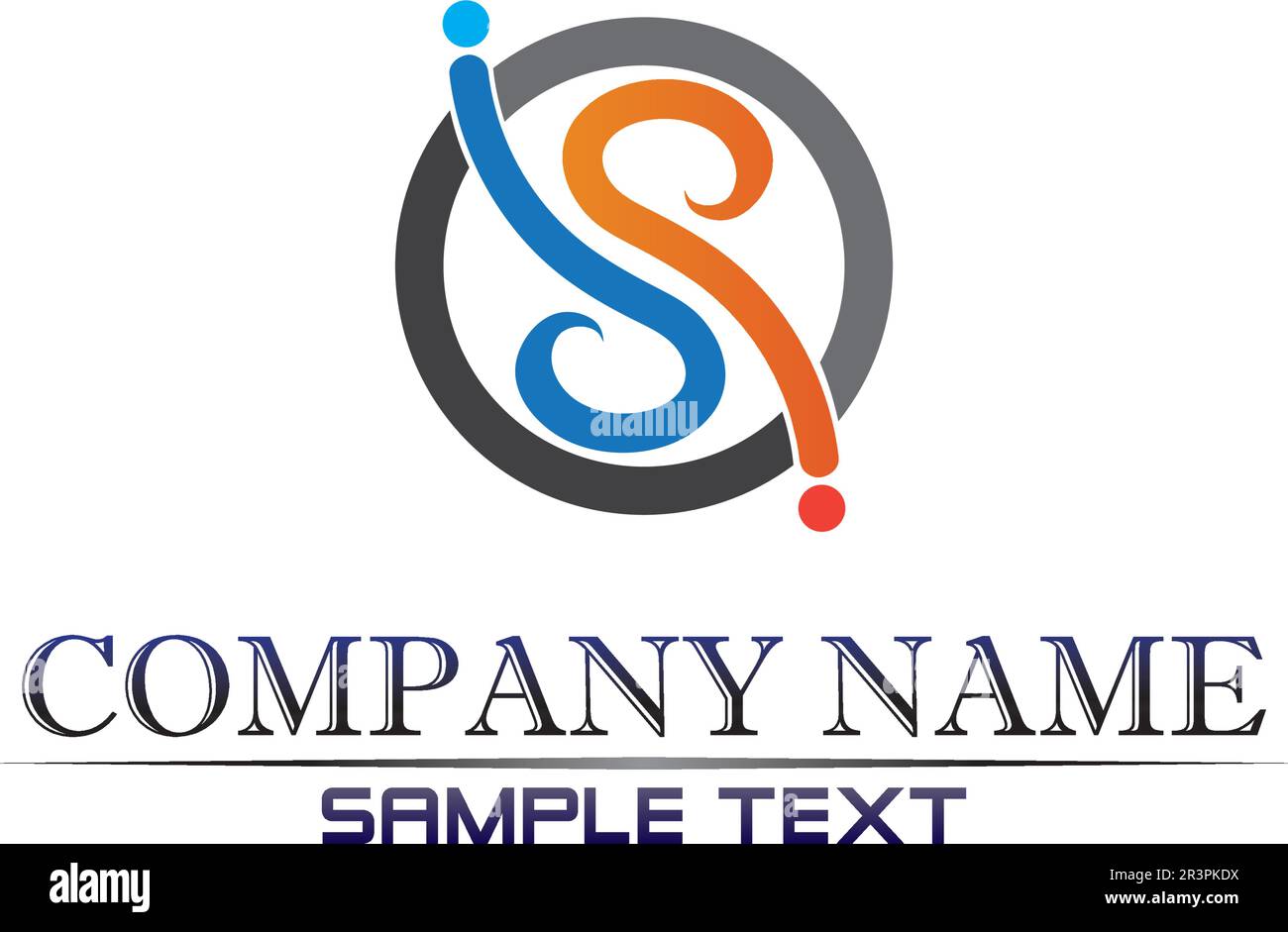 Business corporate letter S logo design vector Stock Vector Image & Art ...