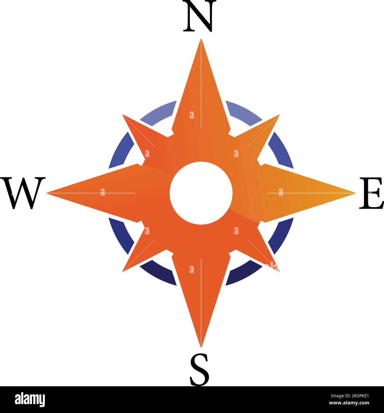 Vector - Compass signs and symbols logo Stock Vector Image & Art - Alamy