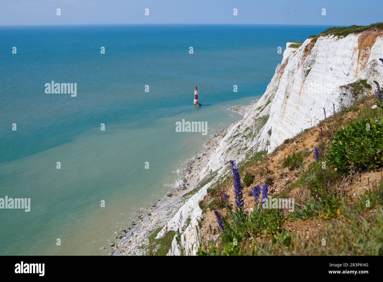 The view from the top of Beachy Head cliffs Stock Photo - Alamy