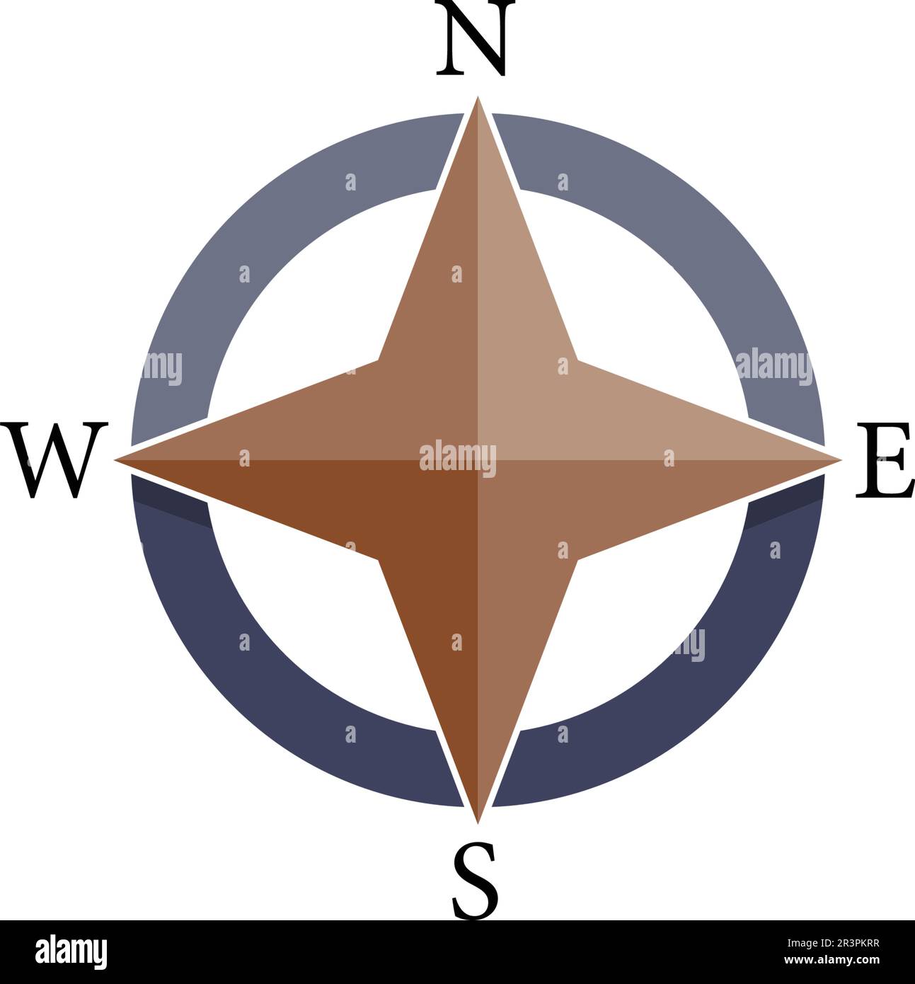 Vector - Compass signs and symbols logo Stock Vector Image & Art - Alamy
