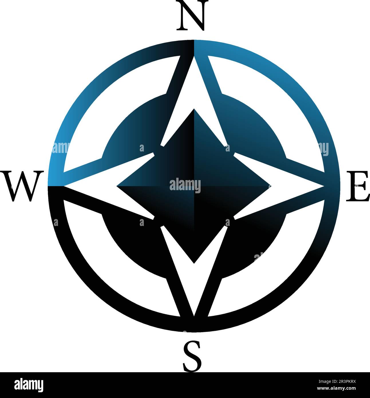 Vector - Compass signs and symbols logo Stock Vector Image & Art - Alamy