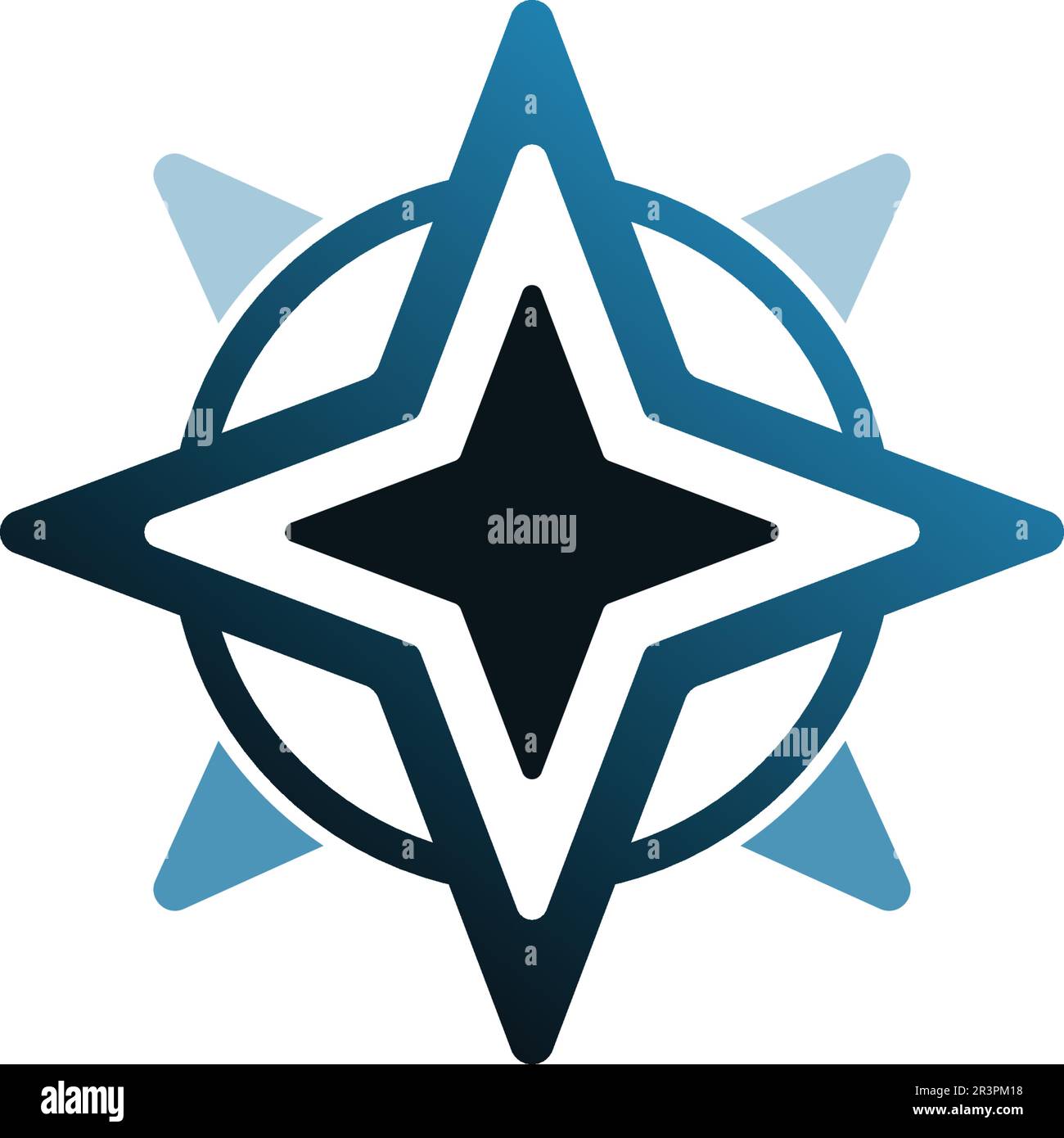 Vector - Compass signs and symbols logo Stock Vector Image & Art - Alamy