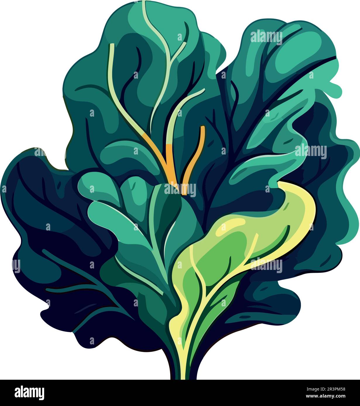 Green leaves symbolize growth in nature design Stock Vector Image & Art ...
